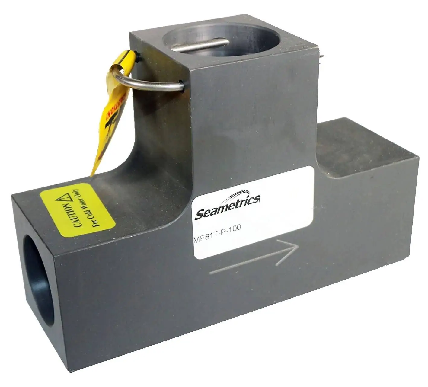 Seametrics :: EF81T-P-100 | Tee Fitting, PVC, 1", EX, Block Tee