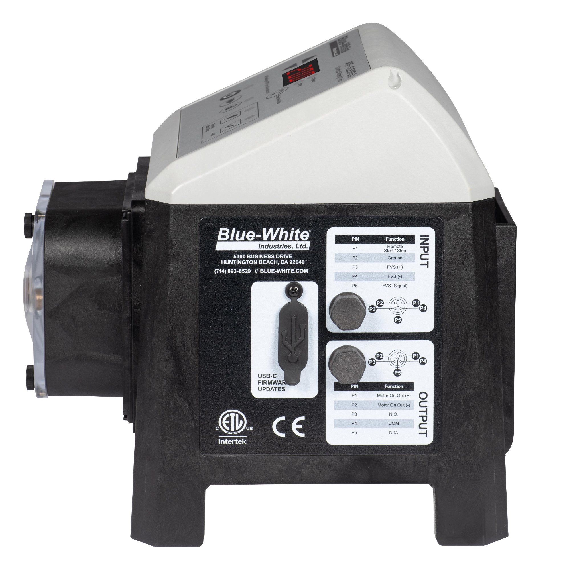 Blue-White :: A1F6-8T | A1 Peristaltic Metering Pump - Manual Control ...