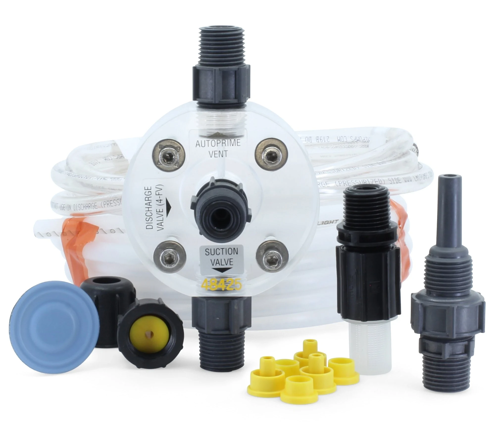LMI :: LE-A38AI | LMI Pump Liquid End - AutoPrime Degas - PVC