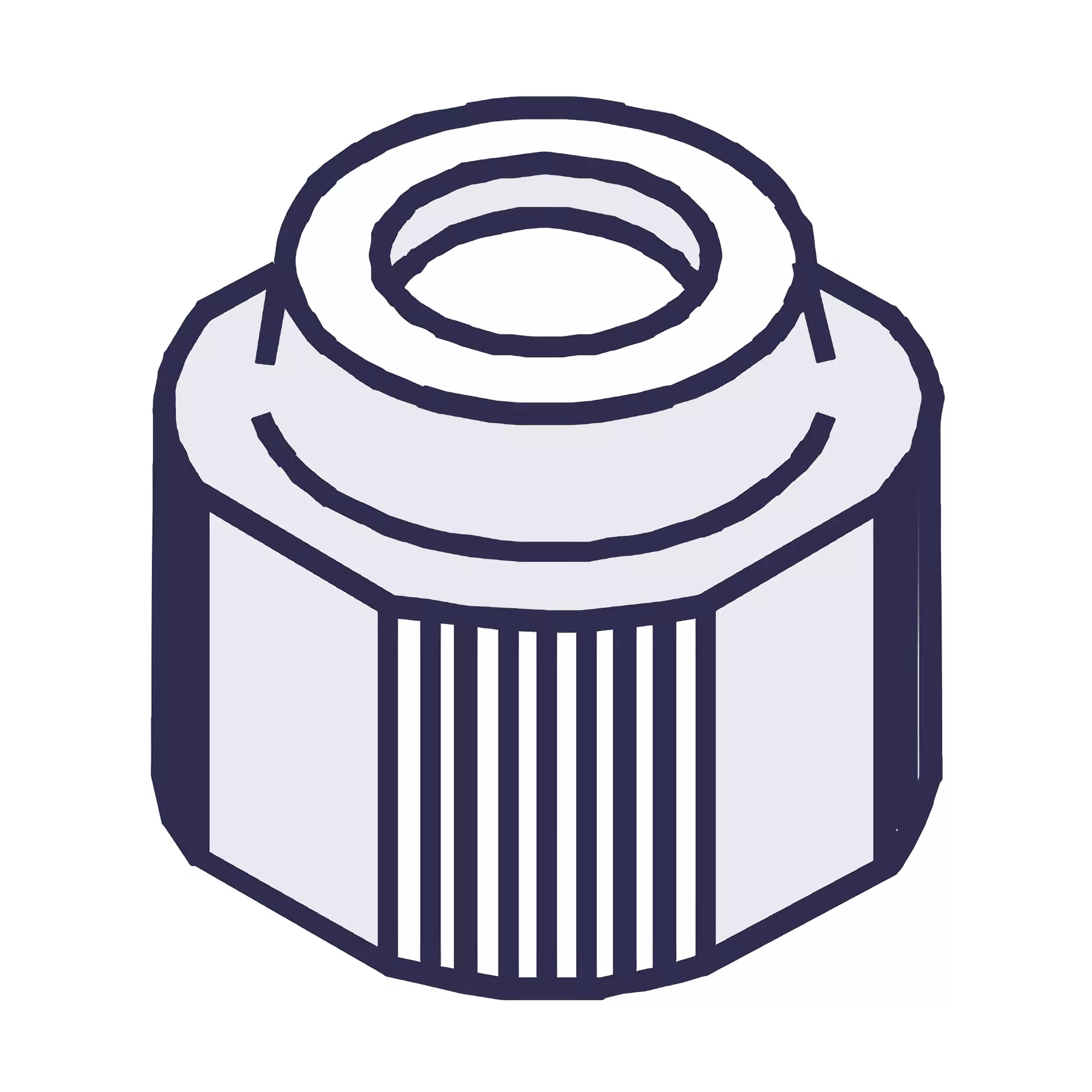 Walchem Pumps :: EH0620 | NUT - COUPLING - E3X/4X - PVC