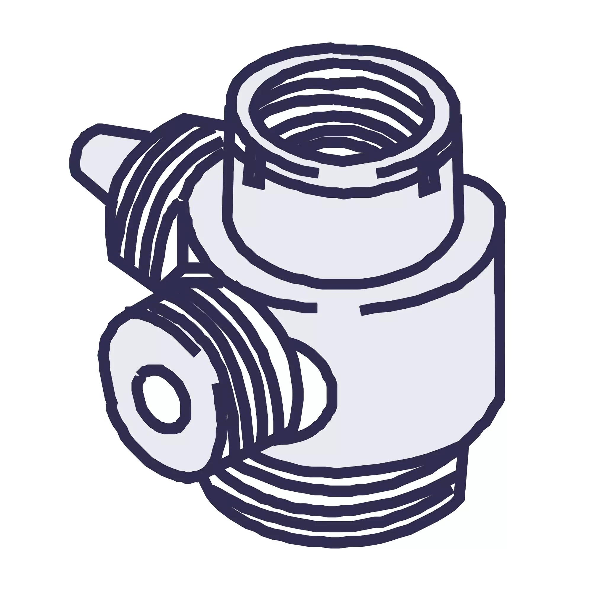 Walchem Pumps :: EH0861 | BODY - AUTO AIR VENT - 3/8 PVC