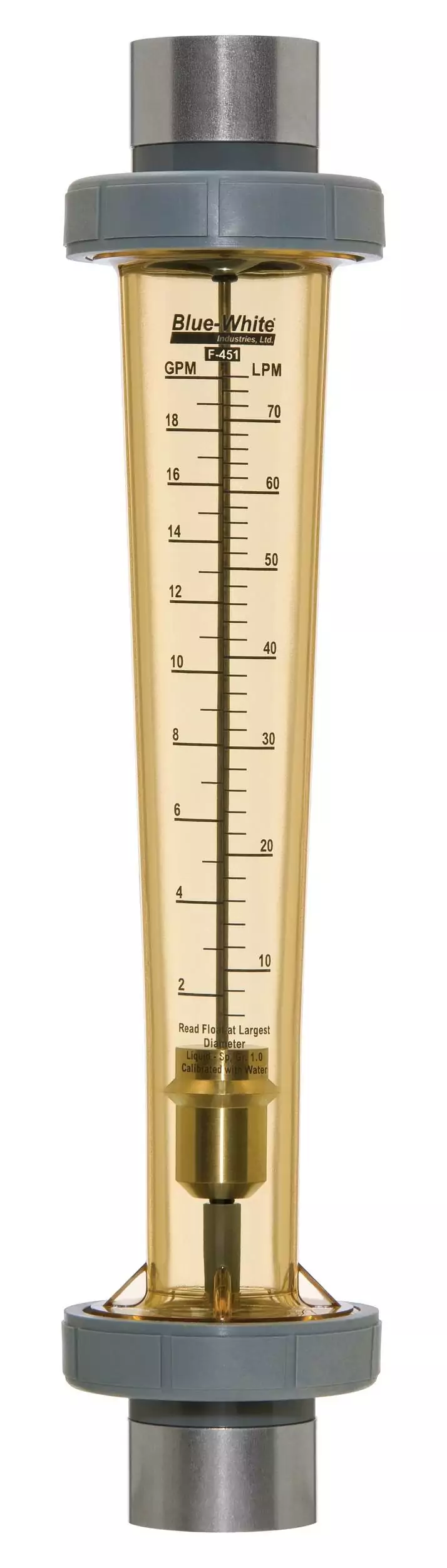 Blue-White :: F-451001LHN | F-451N High Volume Rotameter - 1 to 10 GPM ...