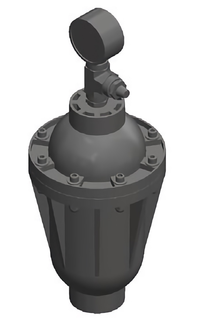 Griffco Valve :: PD0042-SV01 | Pulsation Dampener - 2 inch - 316L SS ...