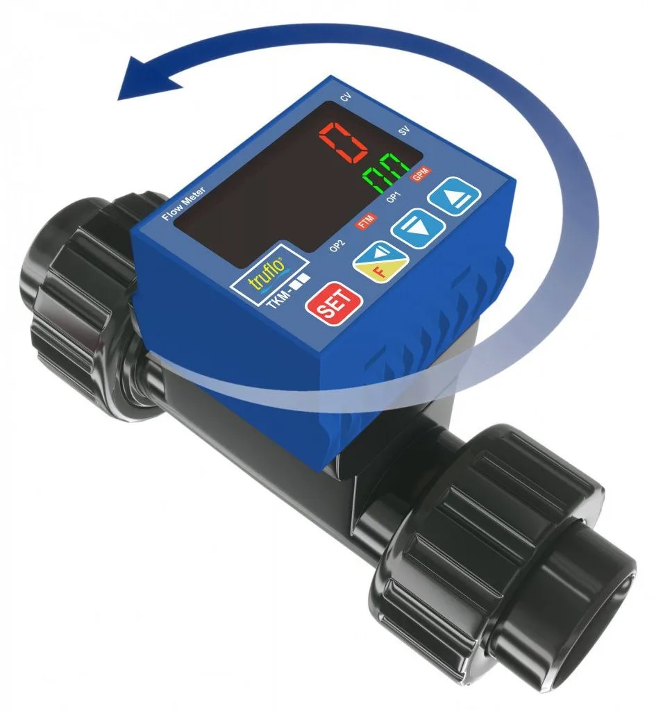 Icon Process :: TKM-25-PP | 1" Truflo TKM Paddlewheel Flow Meter - PP ...