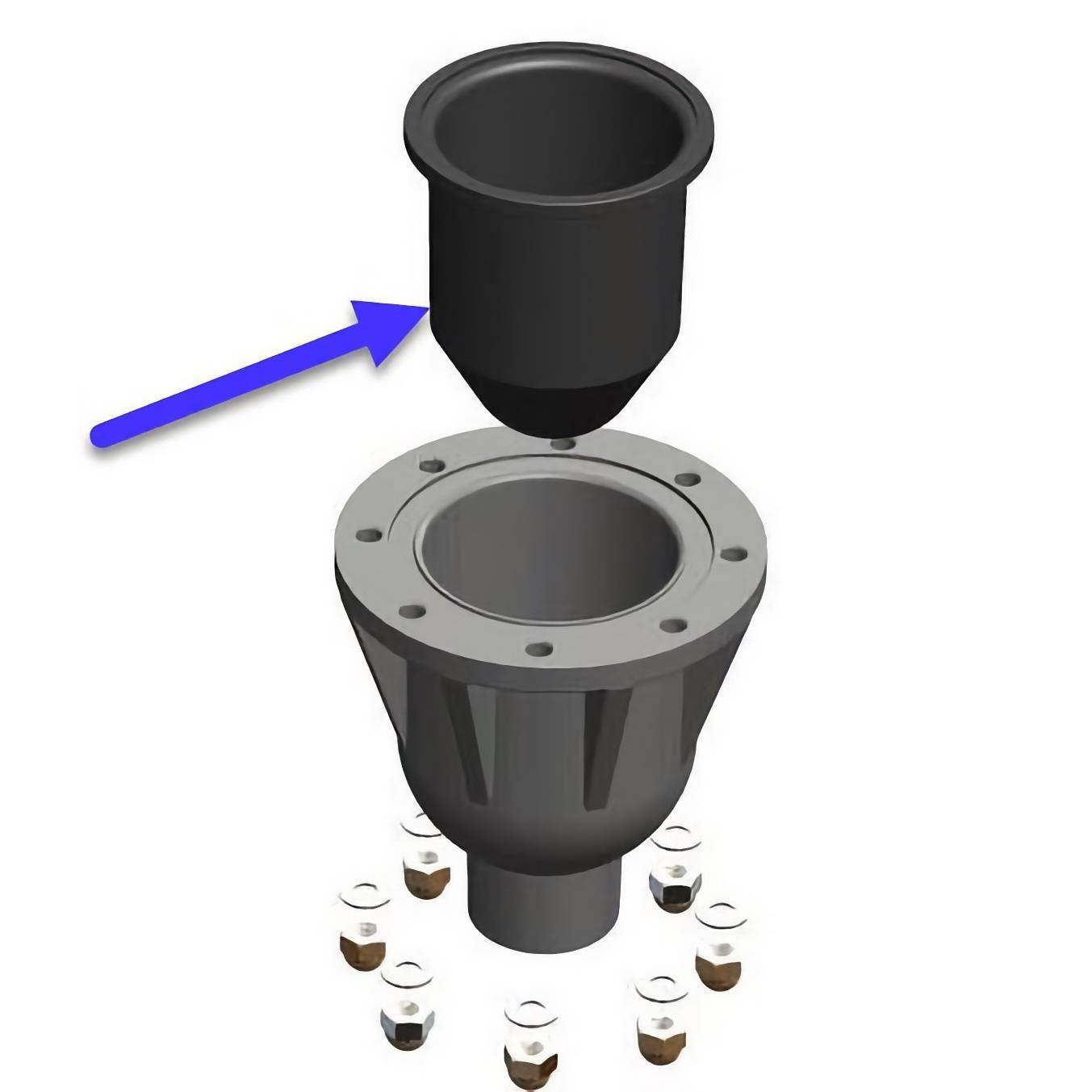 Griffco Valve :: PDD0017 | PD001 small bladder - Viton (for 6 cu in ...