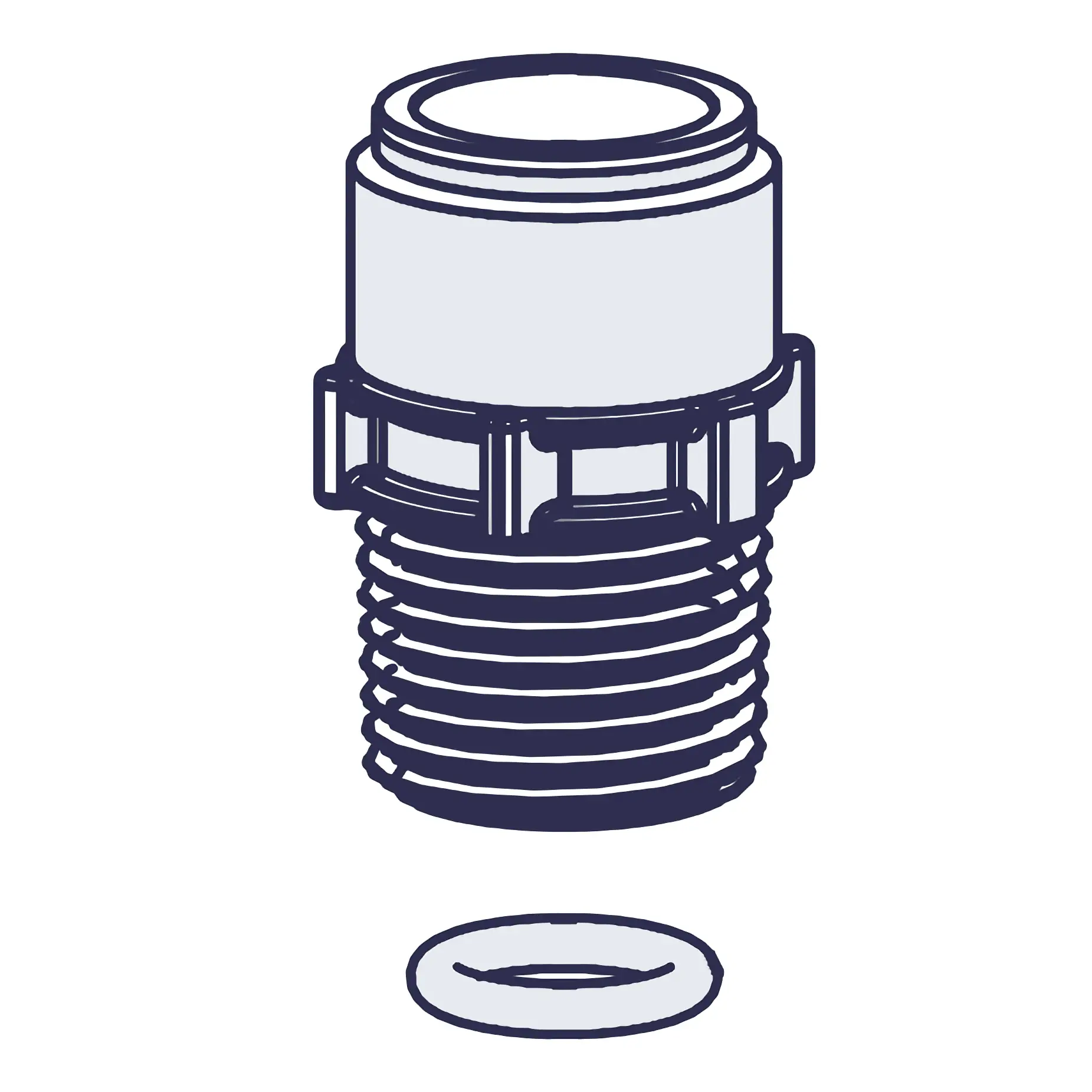 LMI :: 48788 | FITTING SGL BALL WITH O-RING