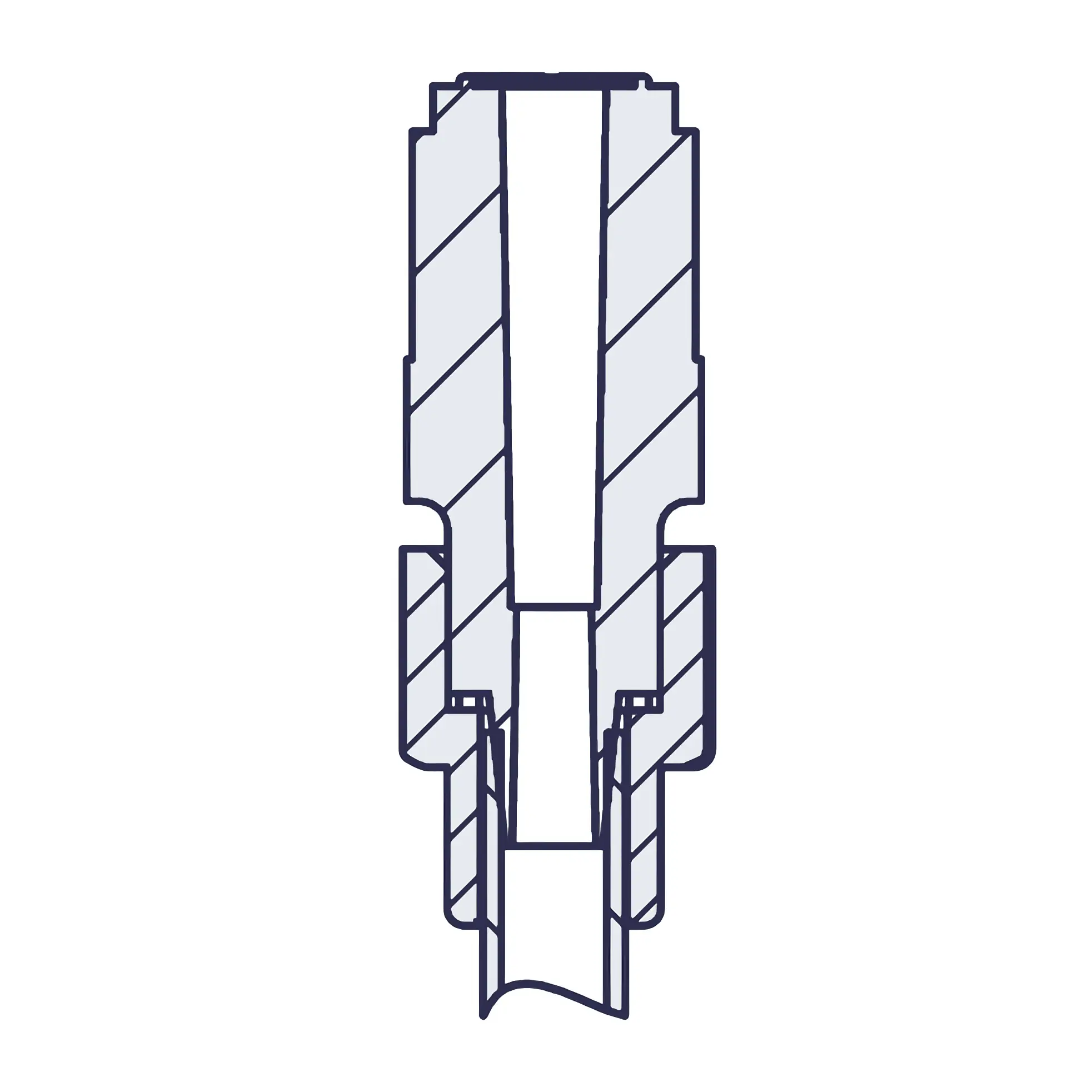 LMI :: 31938 | VALVE HOUSING, XR 1/2" TUBING