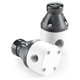 Griffco Valve :: BPM050-K | 1/2 inch M-Series Back Pressure Valve - PVDF